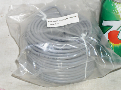 SEALED LOREX FLIR SECURITY 60' CAT5E NETWORK CAMERA CABLE 60-FEET UL CM ...