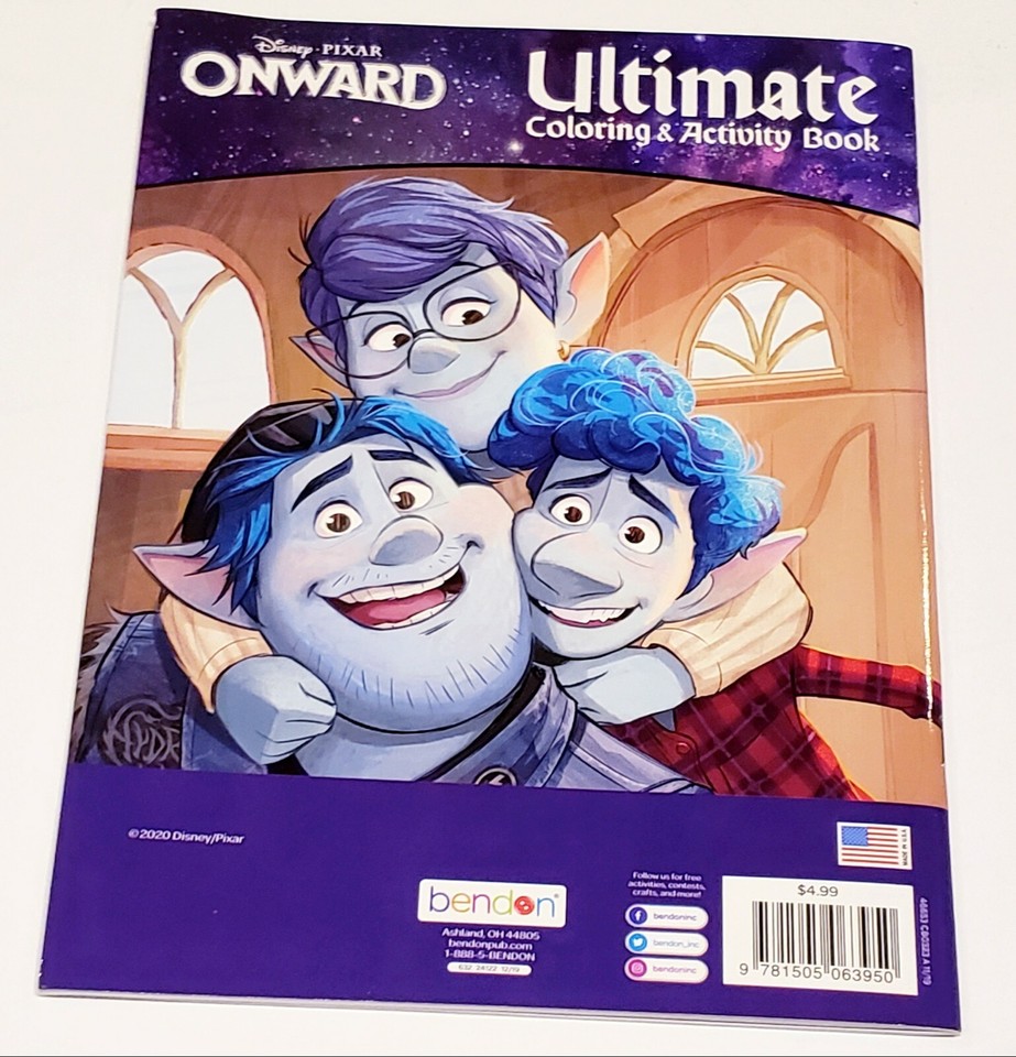 Disney Pixar Onward Ultimate Coloring & Activity Book Includes 30 ...