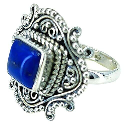 Lapis Lazuli 925 Solid Sterling Silver Handmade Ring (US-LPS-009) | eBay