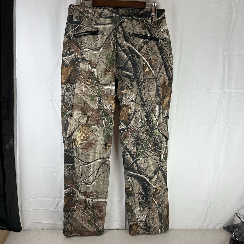 SHE Outdoor Women’s M Fleece Lined Realtree Camouflage Hunting Cargo ...
