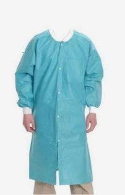 3600-360, Extra-Safe 3 Pocket SMS Lab Coat, Teal, Small, 10/Pack | eBay