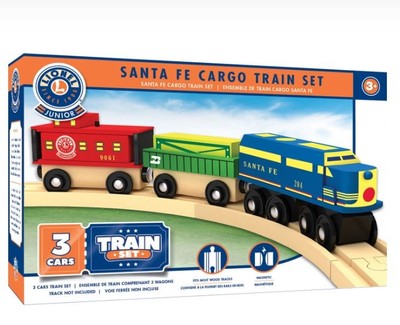 Masterpieces 42018 Wooden Lionel Santa Fe Cargo Train Set | eBay