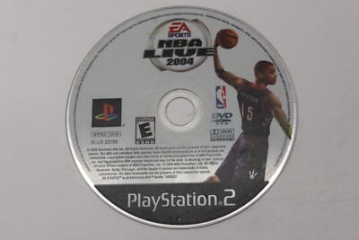 NBA Live 2004 (PS2, 2003) Disc Only 14633148053| eBay