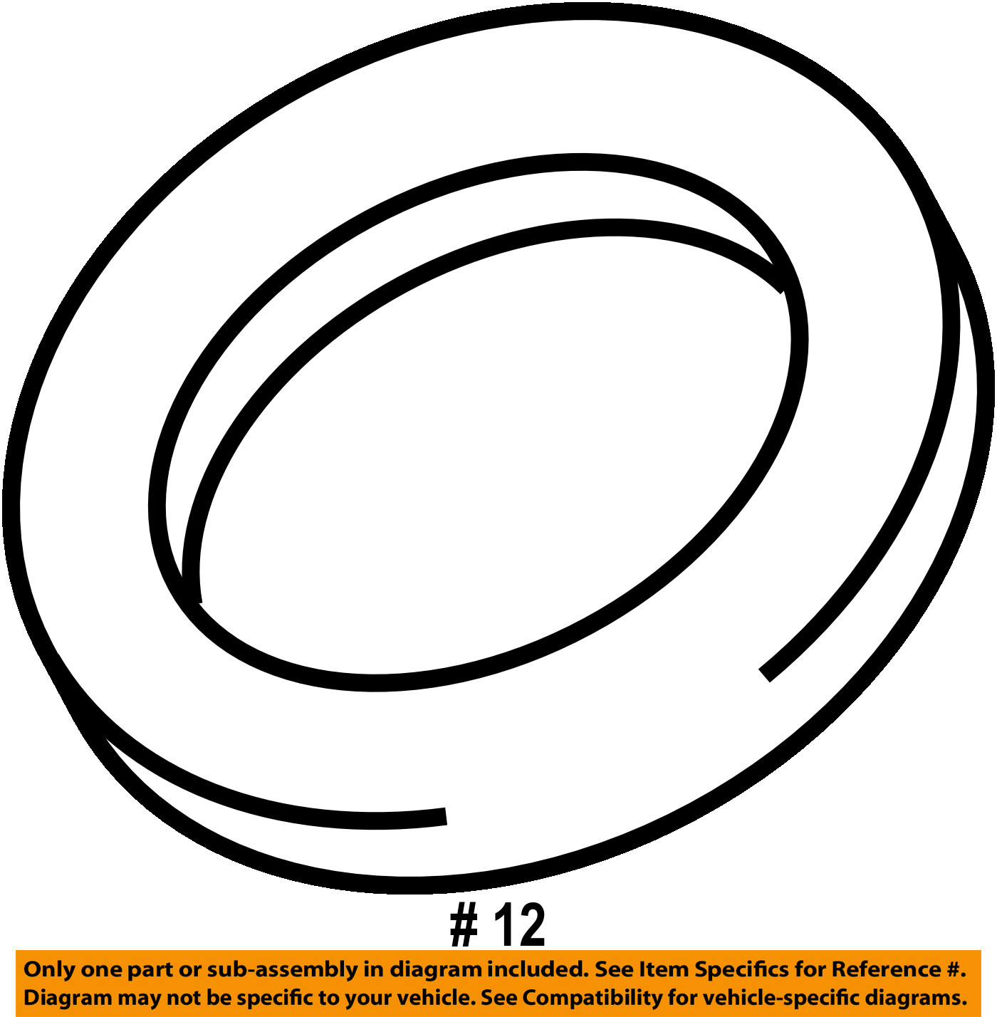 Ford OEM A/c Condenser Compressor Lines-hose & Tube Assembly O-ring ...