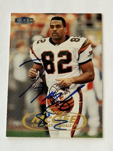 Tony McGee 1998 Fleer Tradition Authentic Signed Autograph Auto Card ...