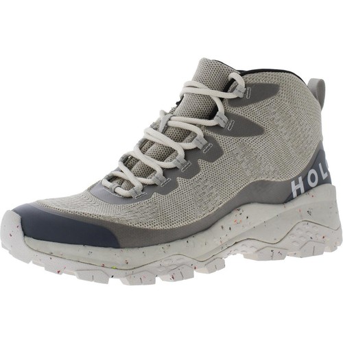 HOLO Mens Gray Gym Fitness High-Top Sneakers Sneakers 9.5 Medium (D ...