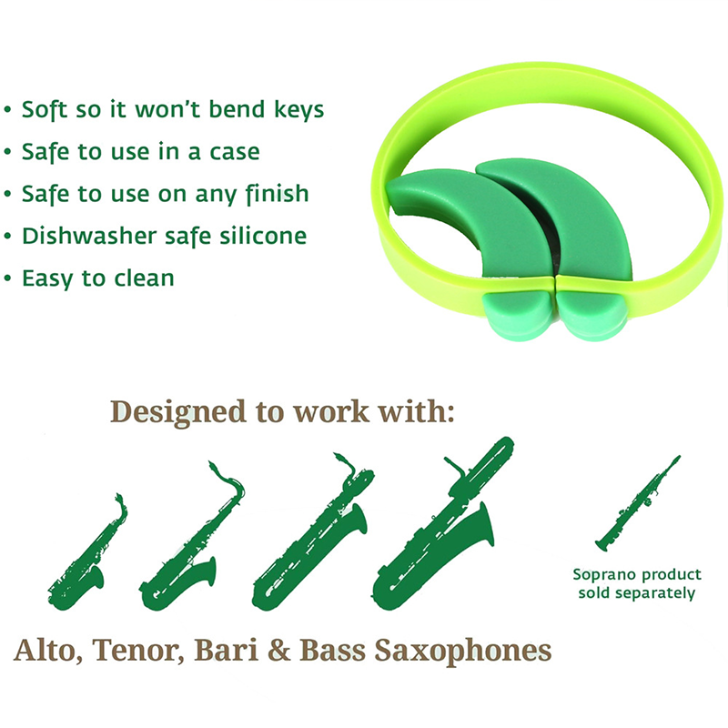 Saxophone Key Props Silicone Sax Pad Saver For Alto Tenor Bari Bass ...