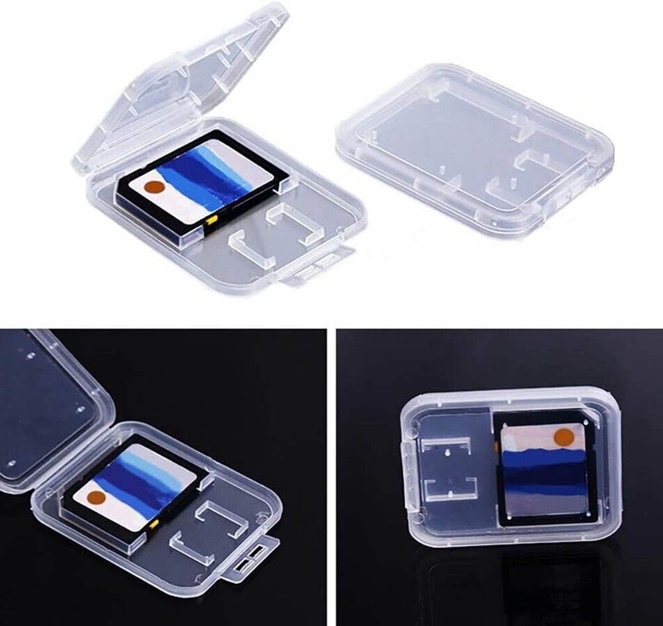 40/80/120 PCS Case Holder for Micro SD SDHC Memory Card Box Storage ...