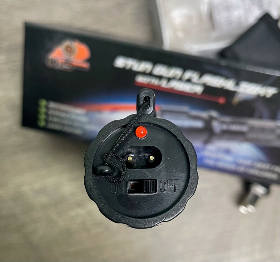 Kentucky Tactical STUN GUN Electric TYPE 288 LED LASER Police Style ...