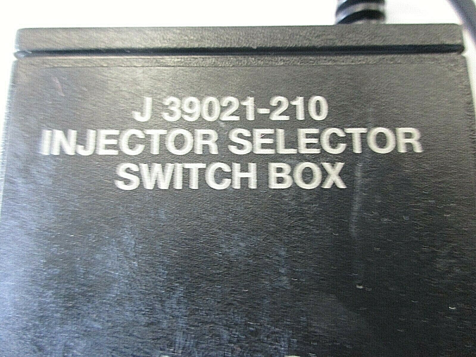 KENT MOORE TOOL J-39021-210 FUEL INJECTOR SELECTOR SWITCH BOX | eBay