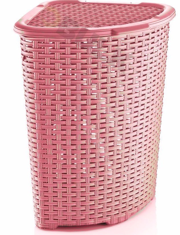 LARGE LAUNDRY BASKET WASHING CLOTHES STORAGE HAMPER RATTAN STYLE ...