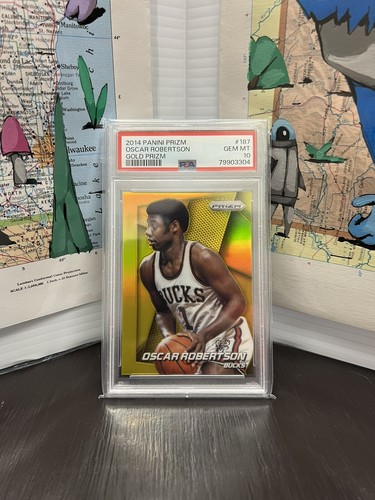 2014 Prizm Oscar Robertson Gold Prizm /10 Gem Mint PSA 10 | eBay