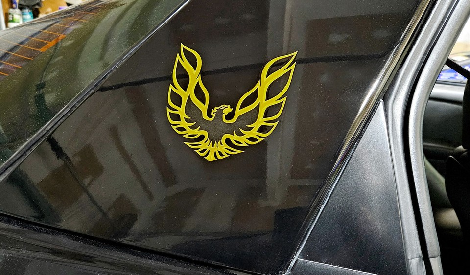 Firebird Trans AM Vintage Retro American Muscle Car Vinyl Sticker Decal ...