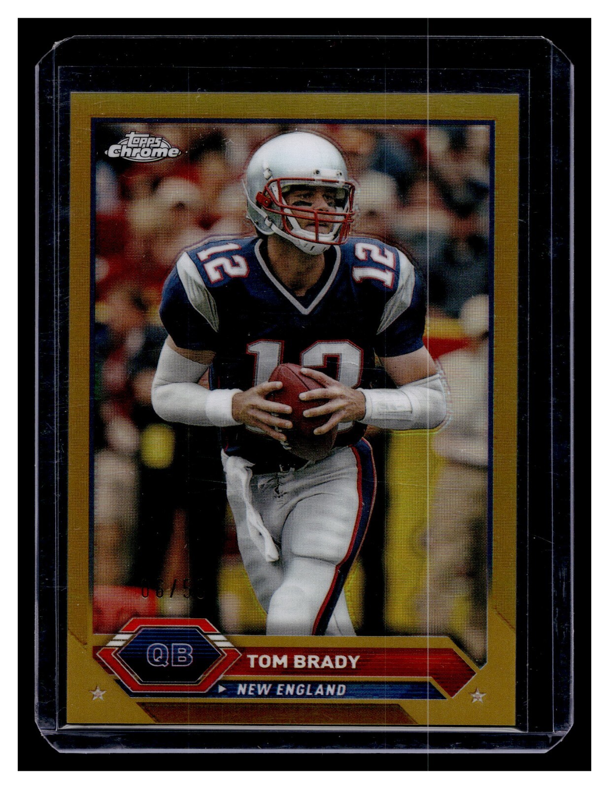 TOM BRADY 2023 Topps Composite 14 Chrome Gold Refractor /50 | eBay