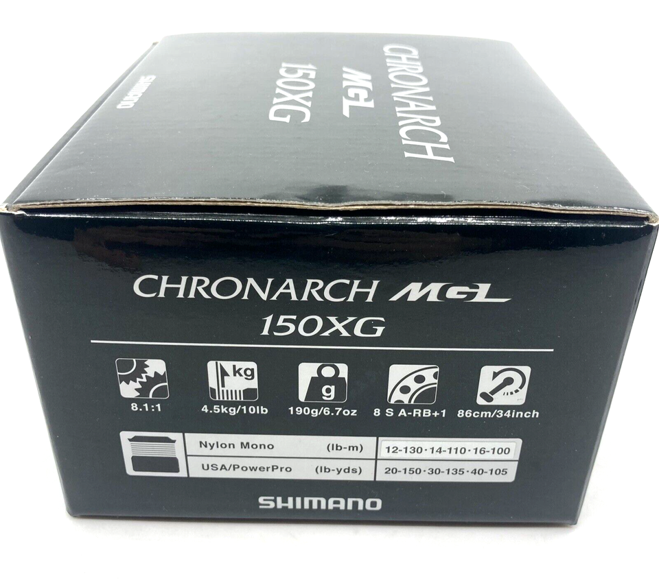 SHIMANO 17 CHRONARCH MGL 150XG Right Bait Casting Reel with Box ...