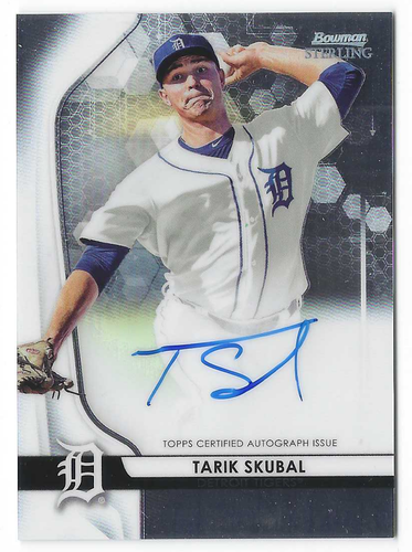 2020 Bowman Sterling Tarik Skubal Prospect Auto – BPR-44 – Tigers 🔥 On ...