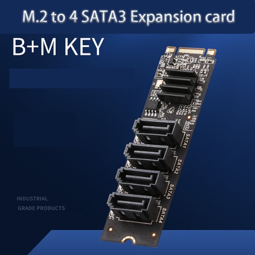nvme m2 adapter card game M.2 to SATA3 Expansion card Extender PCIe ...