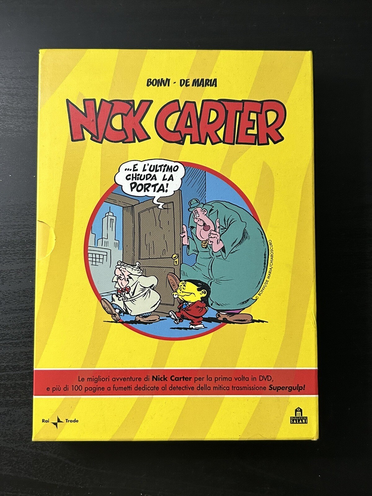 NICK CARTER (Bonvi De Maria) - DVD e FUMETTO in italiano RAI SUPERGULP ...