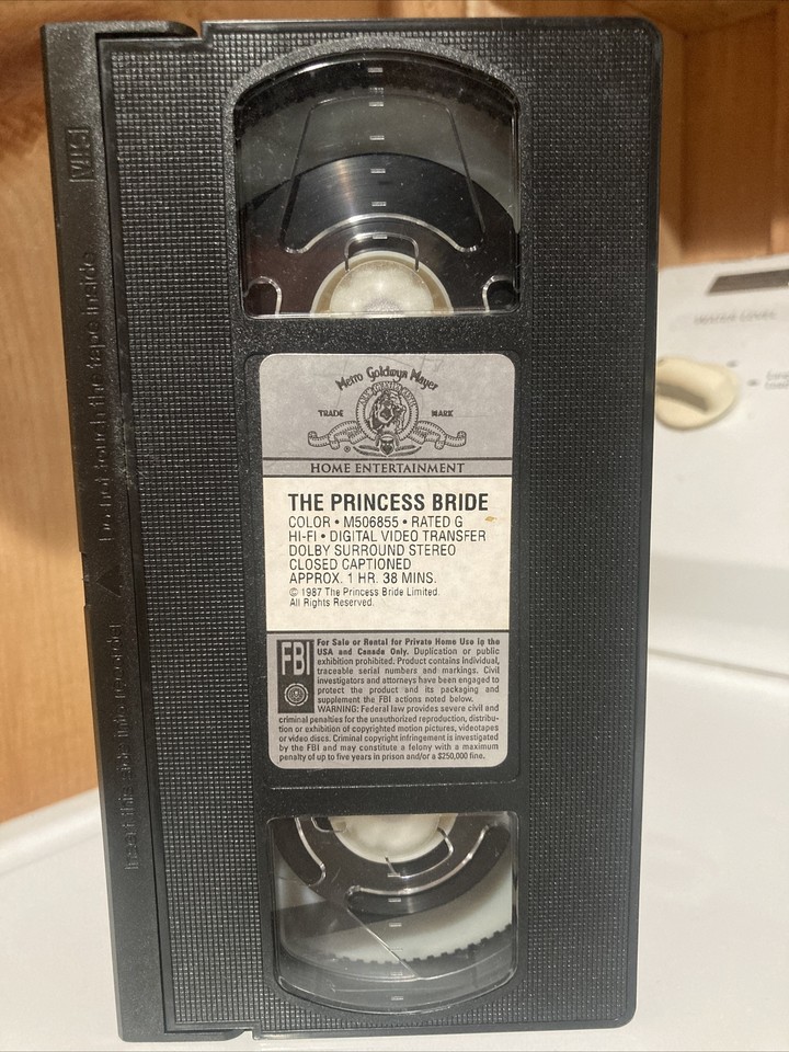 The Princess Bride (VHS, Clam Shell Case Family Entertainment ...