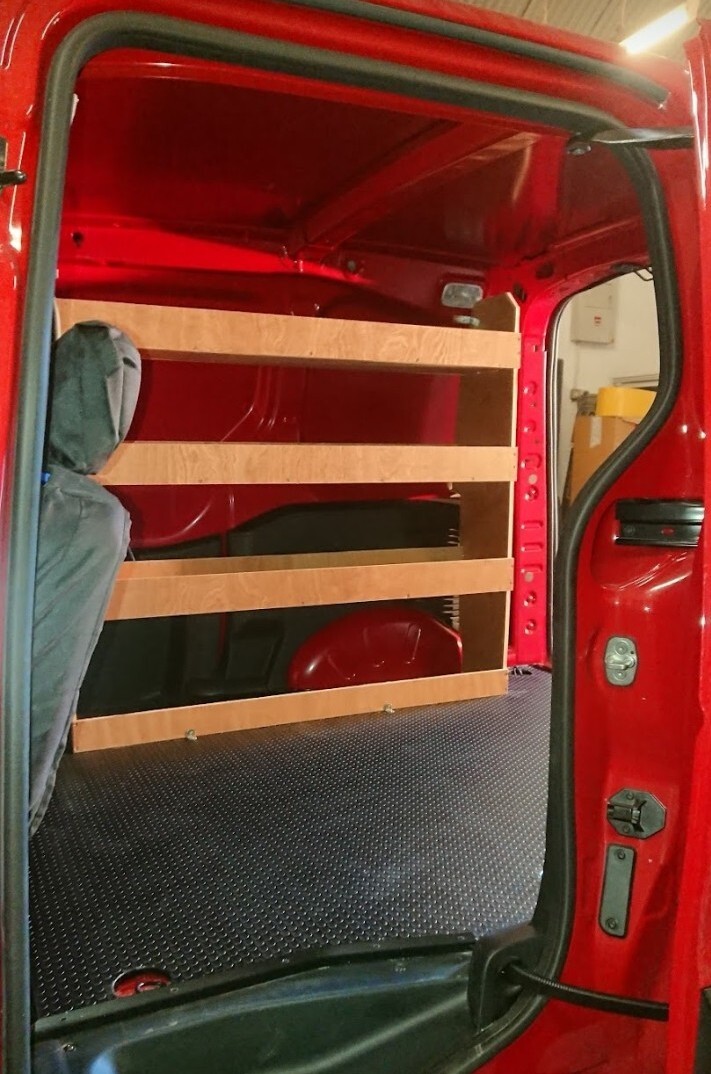 Citroen Berlingo Van Shelving Plywood Racking Tool Shelves years 08- 18 ...