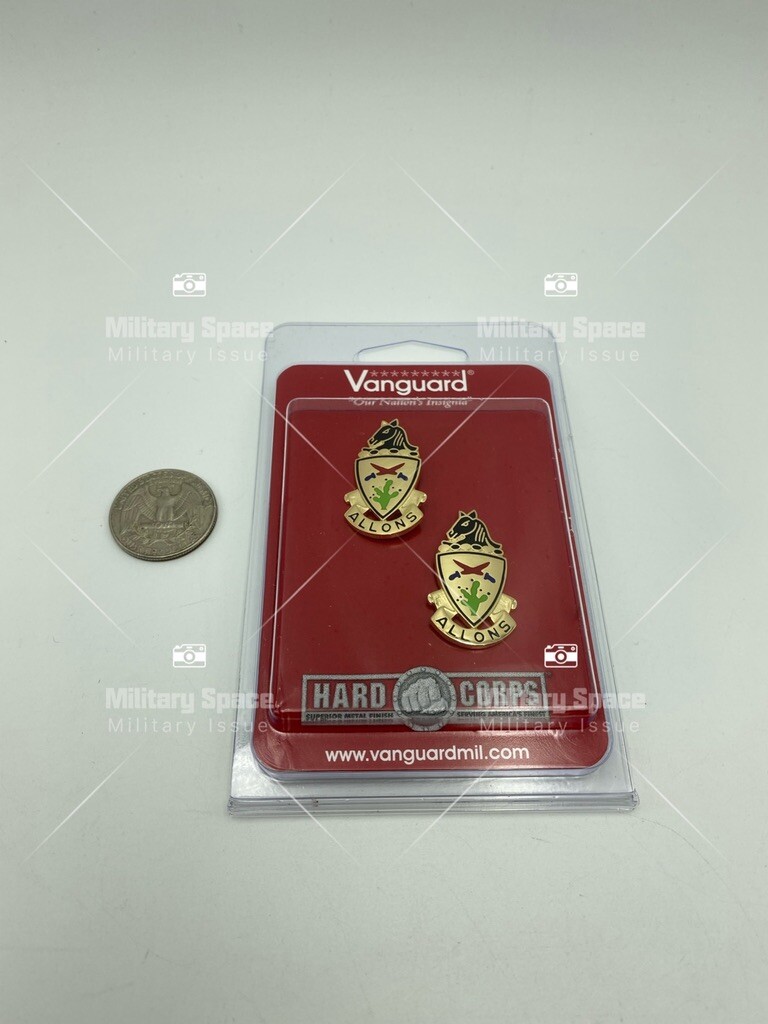 GENUINE U.S. ARMY CREST: 11TH ARMORED CAVALRY - ALLONS | eBay