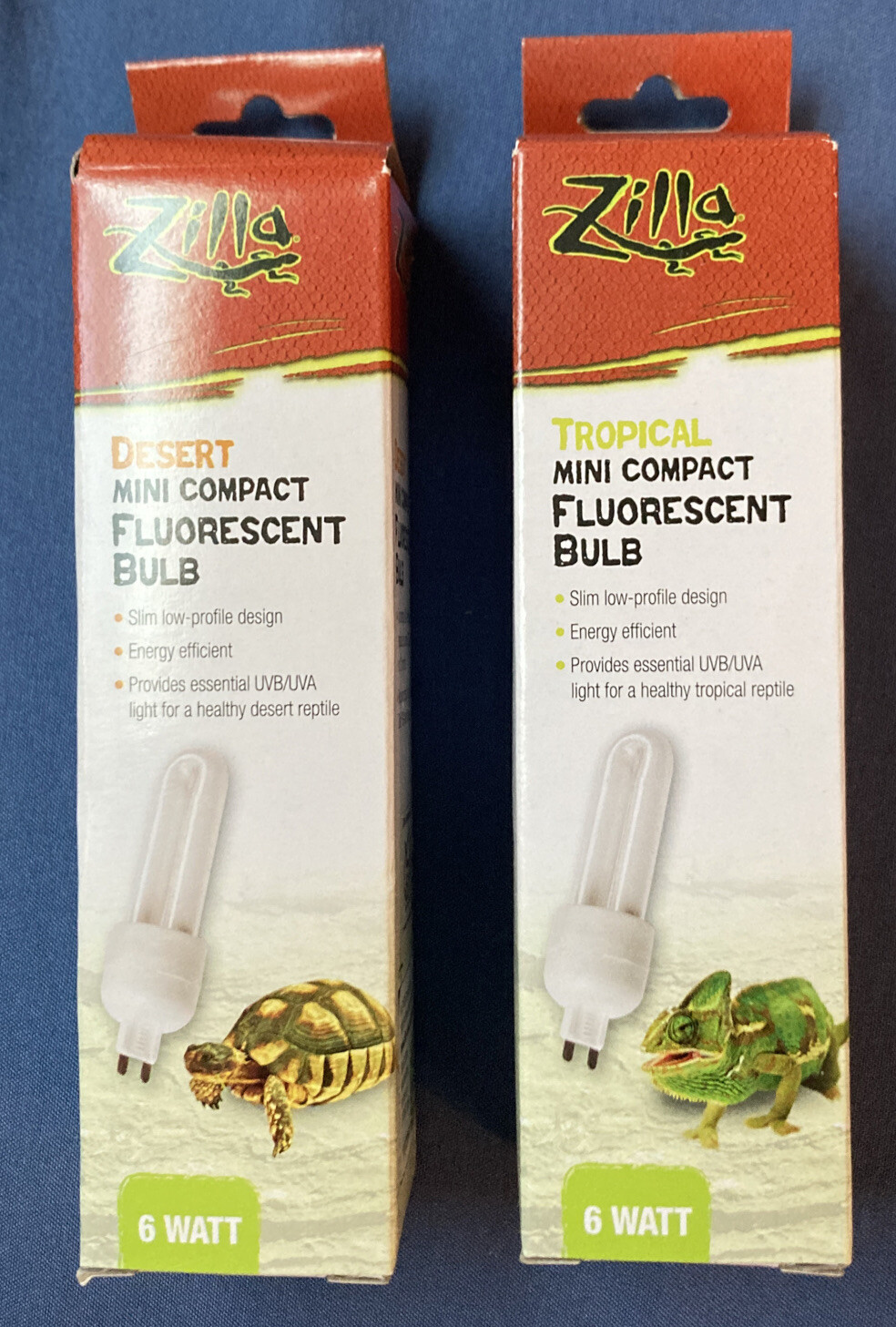 Zilla Tropical & Desert Mini Compact Fluorescent Bulbs (6 Watt) | eBay