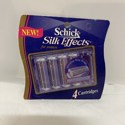 Schick Silk Effects for Women Classic Razor Refill Blades w/ 4 ...