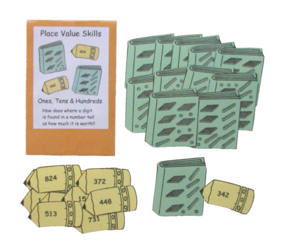 Teacher Made Math Center Resource Game Place Value Match Ones, Tens ...