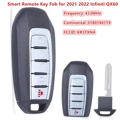 S180144719 for 2021 2022 Infiniti QX60 Keyless Remote Key Fob + NEW KEY ...
