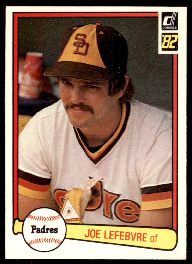 1982 Donruss Baseball Card Joe Lefebvre San Diego Padres #373 | eBay
