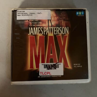 MAX by James Patterson unabridged Shelf162B Audiobook~ | eBay