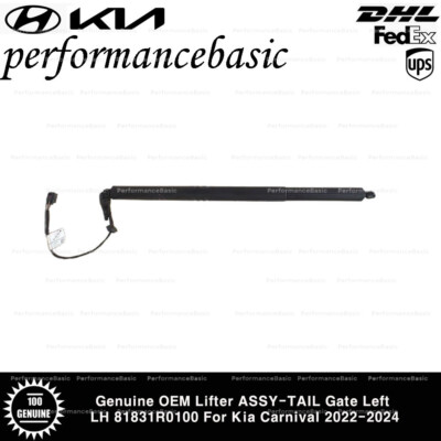 Genuine OEM Lifter ASSY-TAIL Gate Left LH 81831R0100 For Kia Carnival 2022-2024 | eBay
