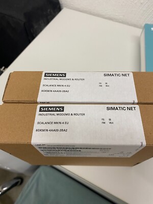 New 6GK5876-4AA00-2BA2 Siemens Scalance M876-4 EU 4G Router | eBay