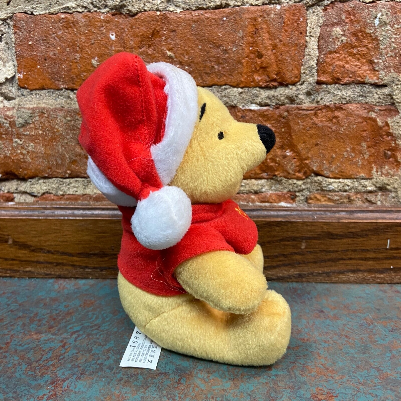 Special Edition Disney Mattel Winnie The Pooh Holiday Santa Bean Bag Ebay
