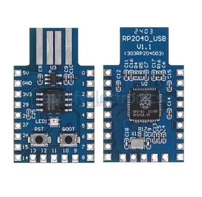 RP2040 USB development board 4MB Flash For Raspberry Pi microcontroller ...