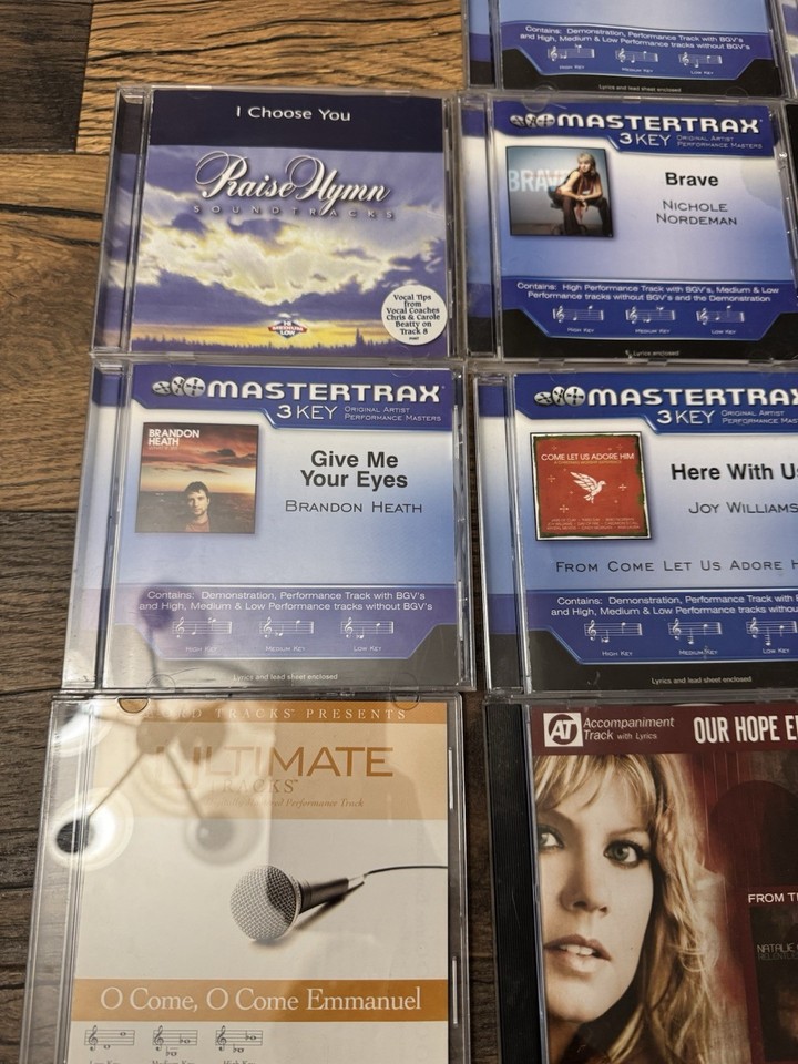 Lot Of 28 Performance Accompaniment Tracks Gospel Christian Various ...