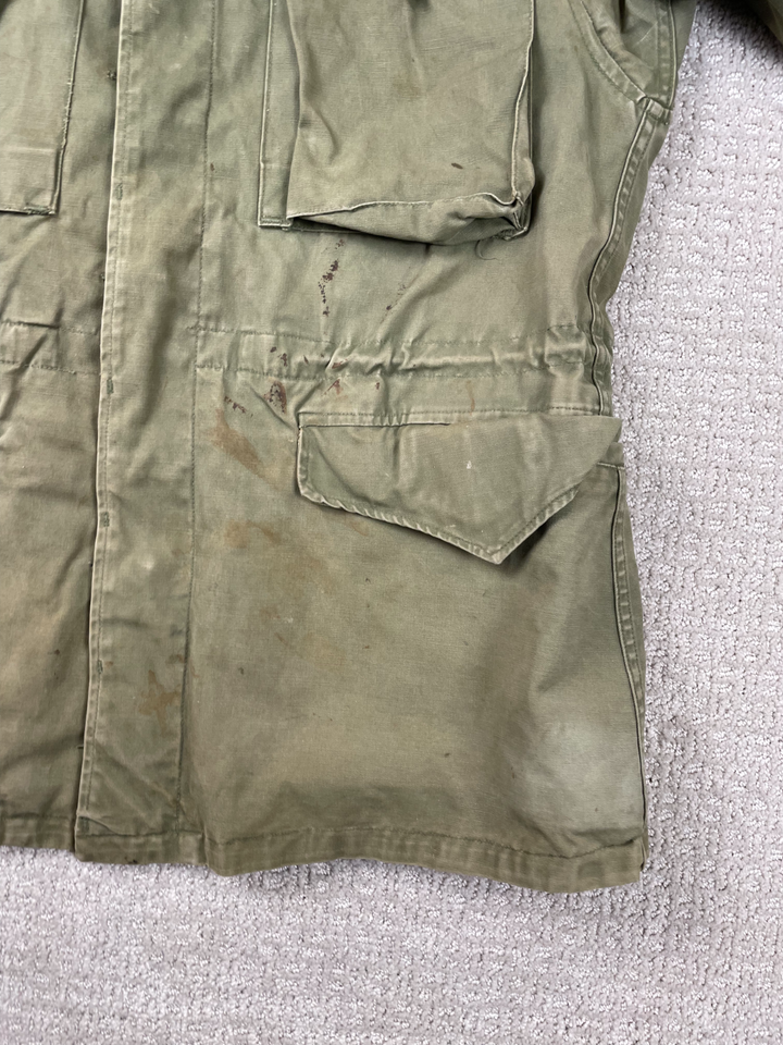 Vintage US Army Jacket Men Small M-1950 Field Coat 50s Military Green ...