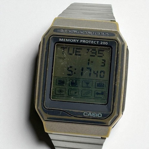 Casio Databank VDB-200 Digital Watch with Touchscreen, Used, Popular ...