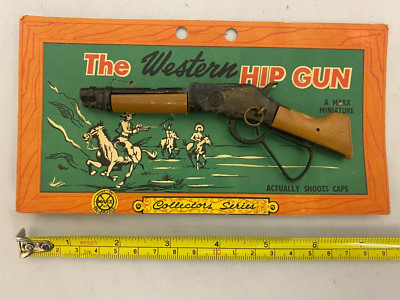 Western Hip Gun Vintage Marx Miniature Toy Cap Gun 5.5" Long - Original ...