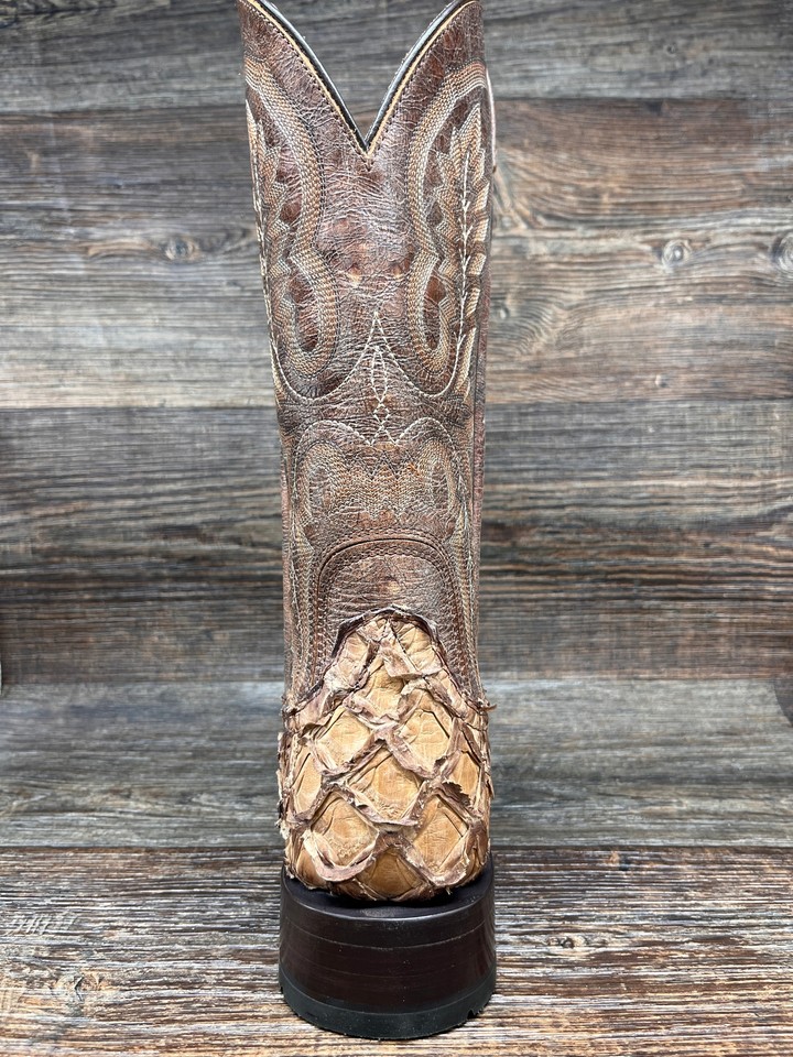 10044421 Men's Deep Water Genuine Pirarucu Western Boot by Ariat | eBay