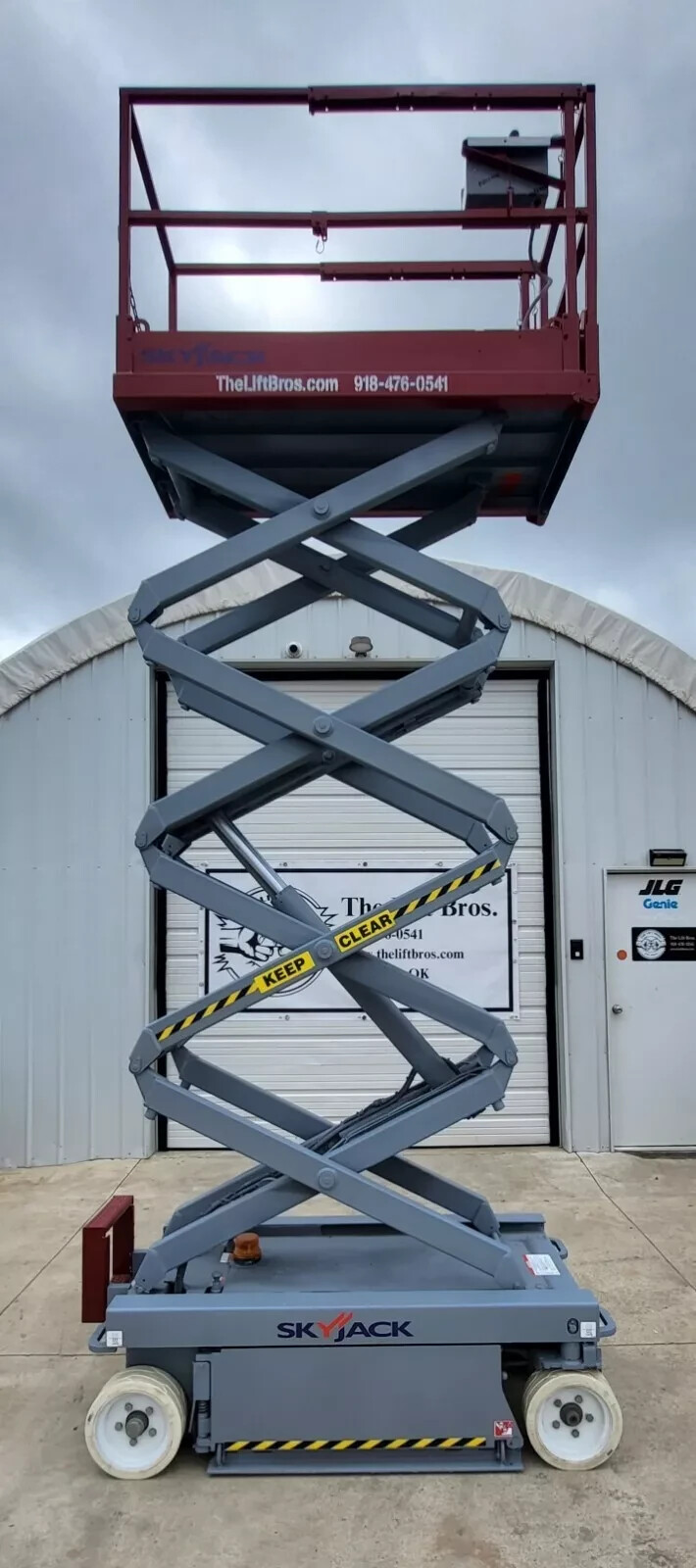 Refurbished Skyjack SJIII 3219 19' Electric Scissor Lift Aerial Lift ...