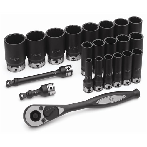 1/2" Dr. 22pc Fractional Deep Duo-Socket Set - 12 GRE82222D Brand New ...