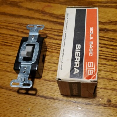Sierraplex 5011G Grey Switch NOS New In Box Vintage | eBay