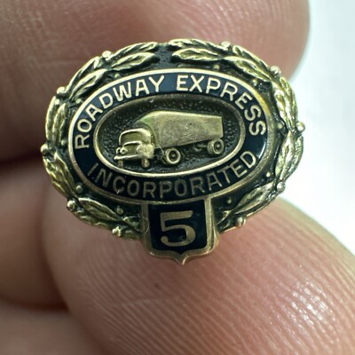 vintage Roadway Express Incorporated 5yr Trucker Safety Award Safe ...