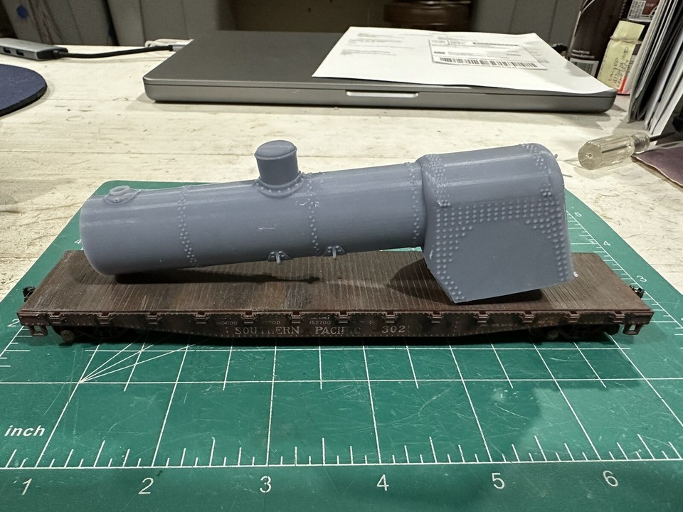 Ho Scale Flat Car Load Kewanee Locomotive Boiler | eBay