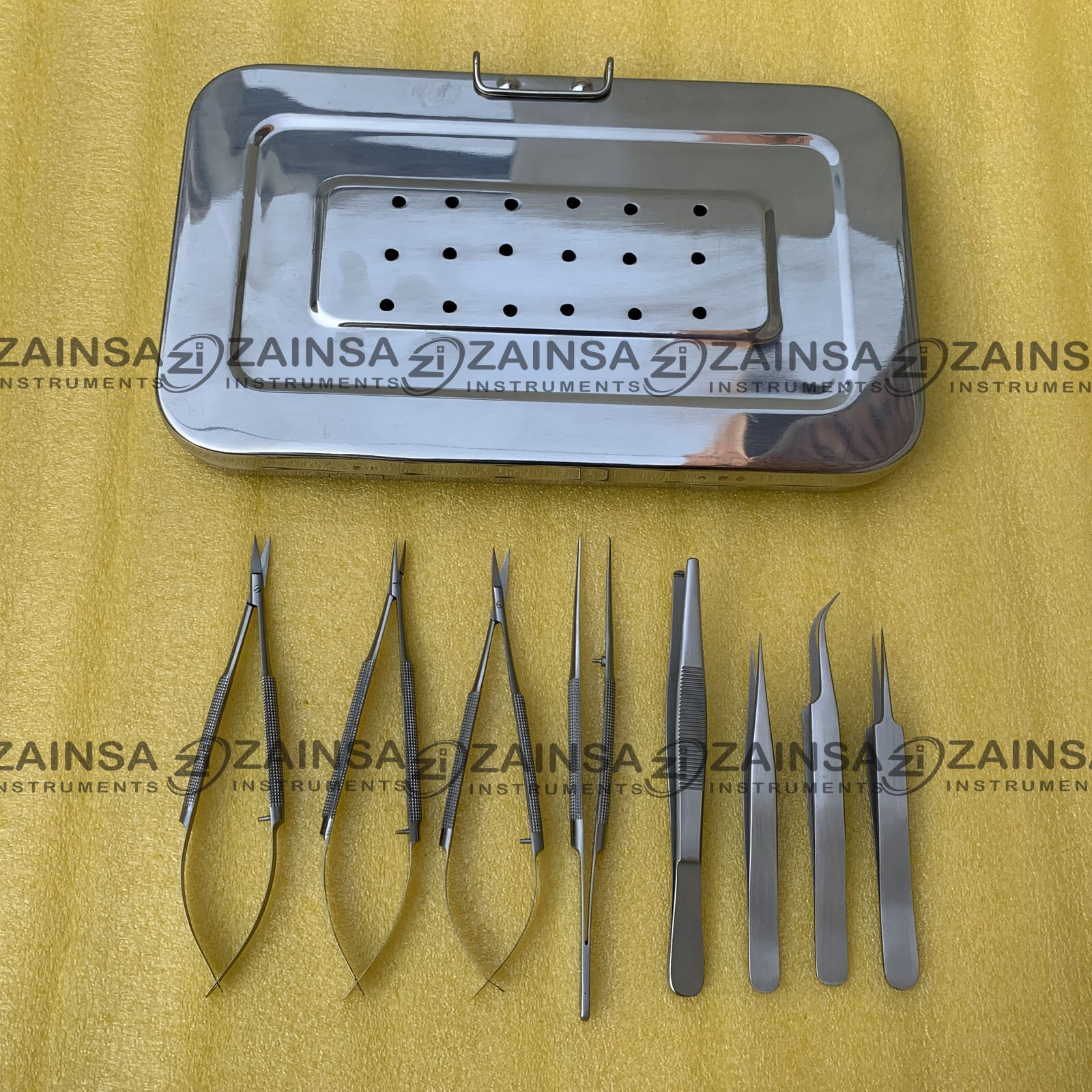 Hand Surgery Basic Set of Micro Surgical Instruments, With case ...