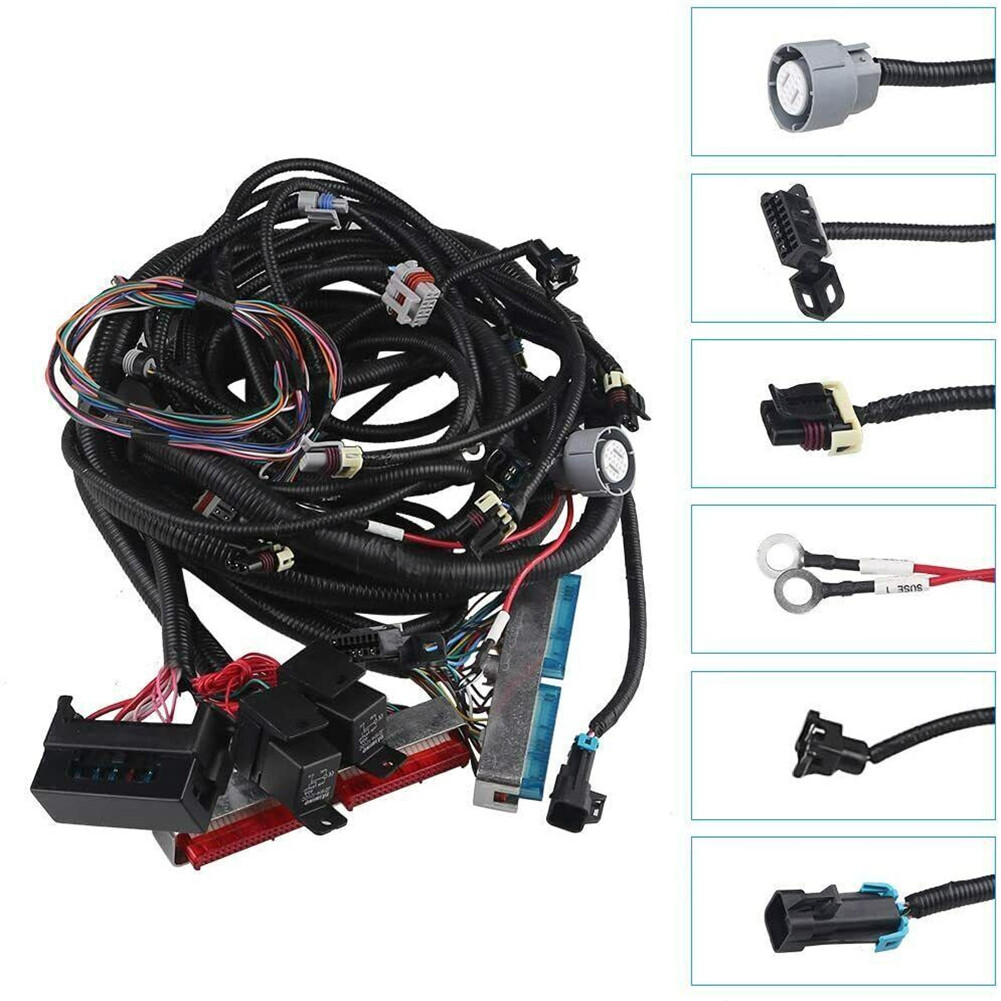 97 - 06 LS1 LS6 4.8 5.3 6.0 LQ4 LQ9 DBC ENGINE 4L80E STANDALONE WIRING ...