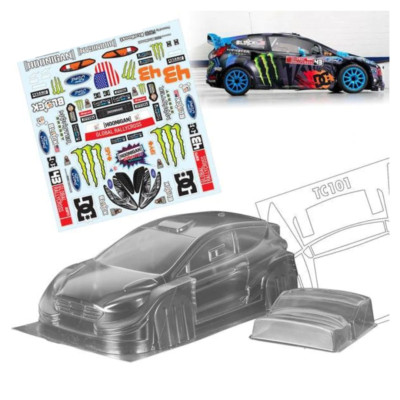 Bodyworx Ford Fiesta Rally Clear 1/10 Body Shell BWX-N116 | eBay UK