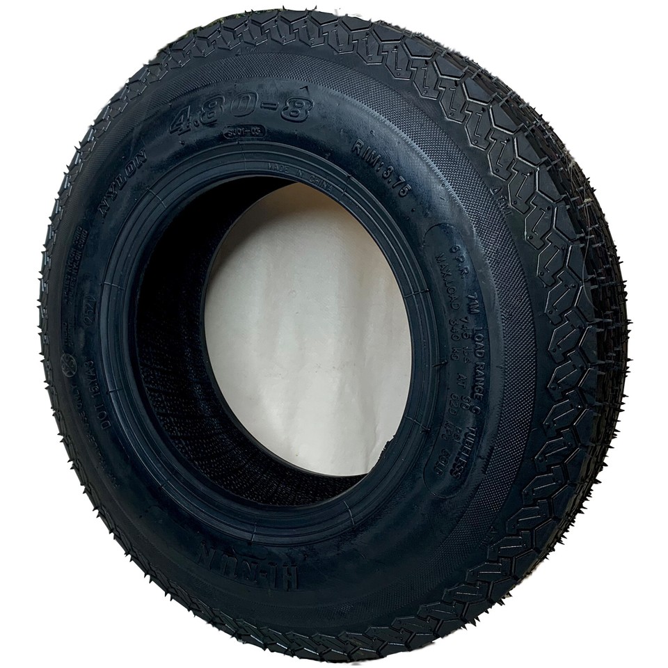4.80-8 480-8 4.80x8 480x8 Trailer TIRE 6ply Hi-Run Camper Utility Boat ...