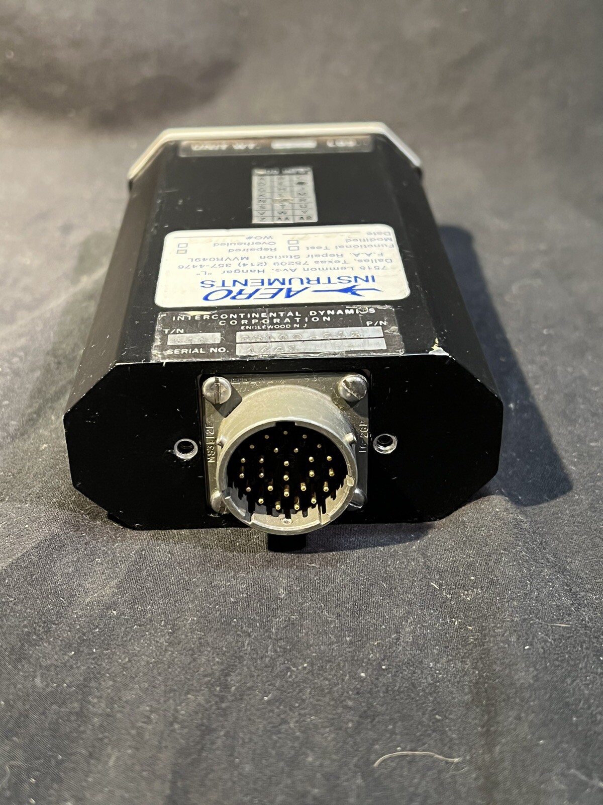 INTERCONTINENTAL DYNAMICS T/N 540 P/N 25100-215 SN 1441 AVIATION | eBay